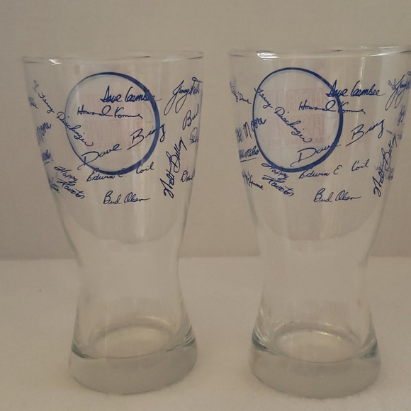 NBA | Dining | Nba Vintage Detroit Pistons Beer Glasses Set Of 2 | Poshmark